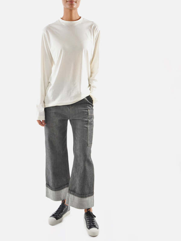 Sofie D'Hoore Praga Deco Denim pants - Black | Garmentory