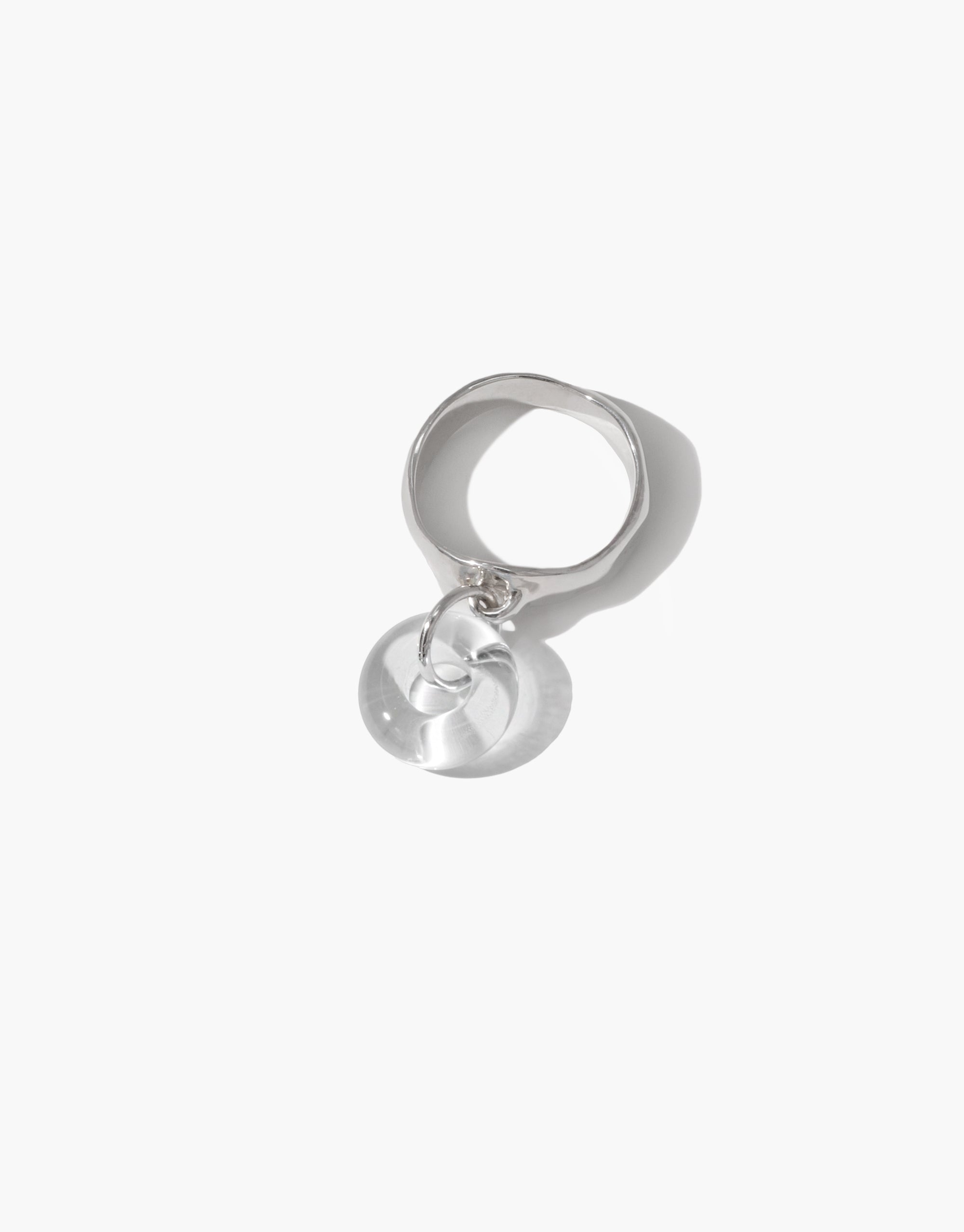 Cled Donut Dangling Ring - Gold/Silver | Garmentory