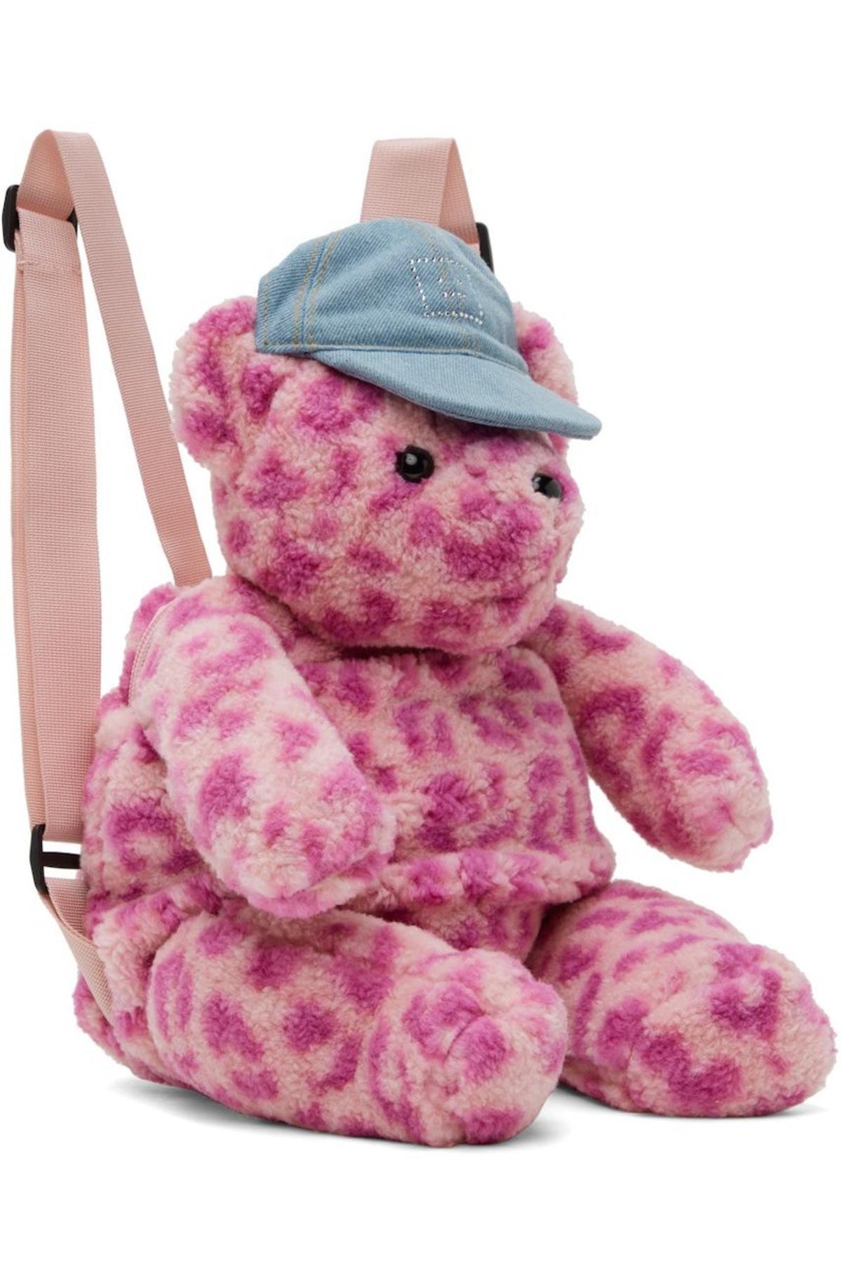 Acne Studios Teddy Backpack - Pink | Garmentory