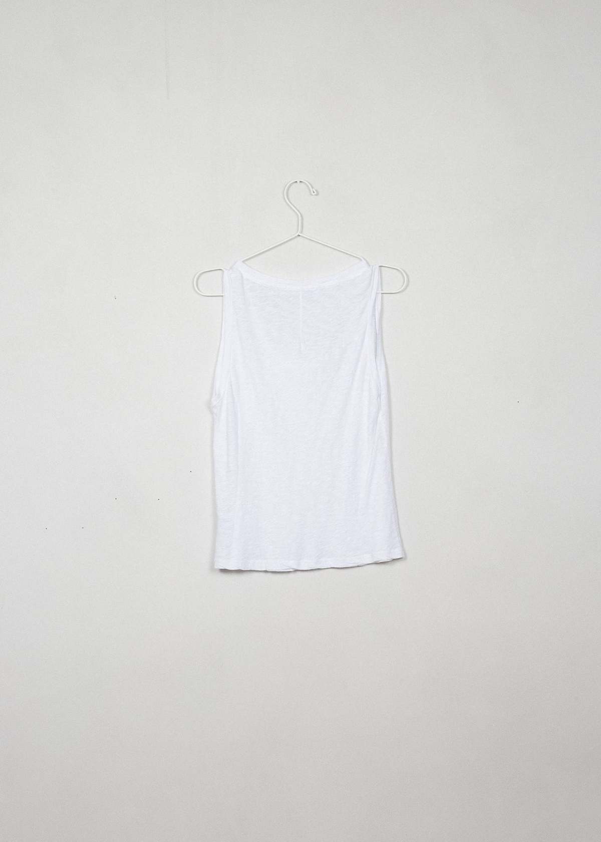 Stateside Supima Slub Square Neck Tank - White | Garmentory
