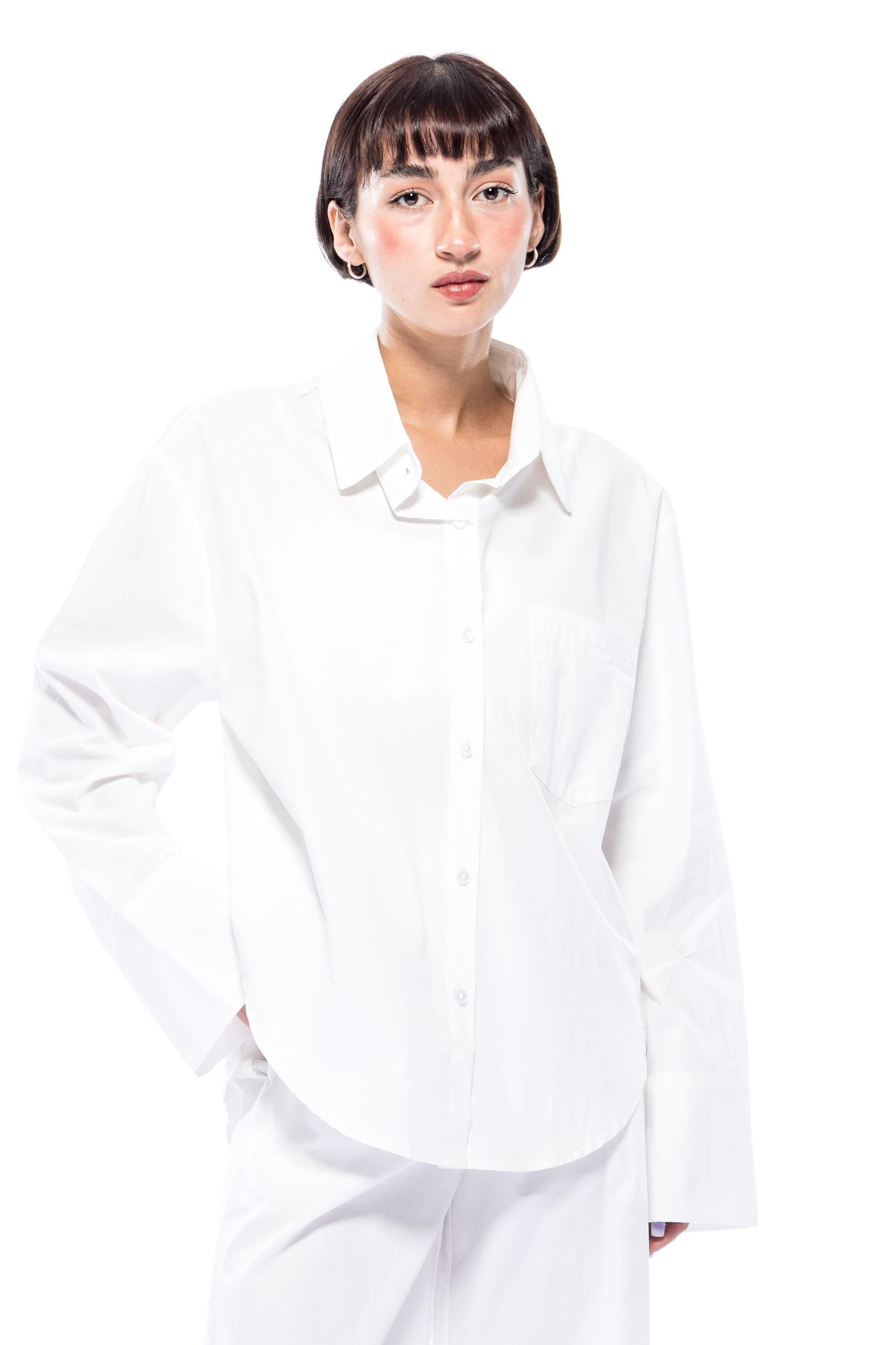 Toit Volant Jolie Button Up Shirt - White | Garmentory