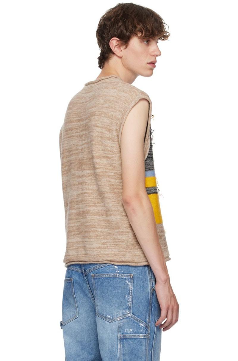 ANDERSSON BELL Blotch Vest - Beige | Garmentory