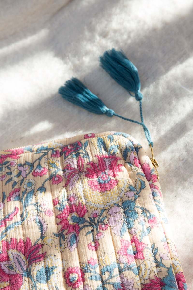 Louise Misha Hoa Computer Pouch - Butter Flower Guedra | Garmentory