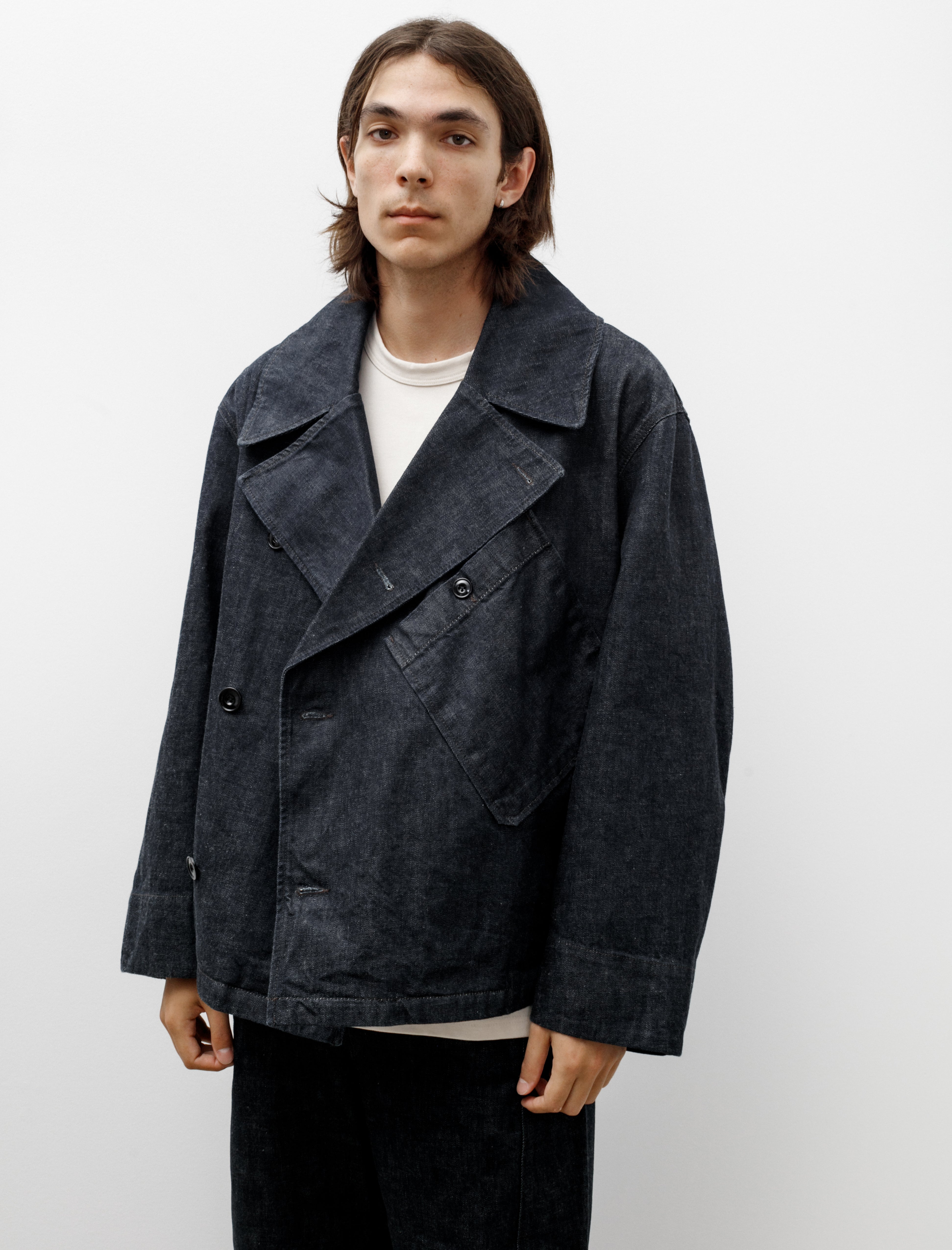 Lemaire Dispatch Jacket - Denim Indigo | Garmentory