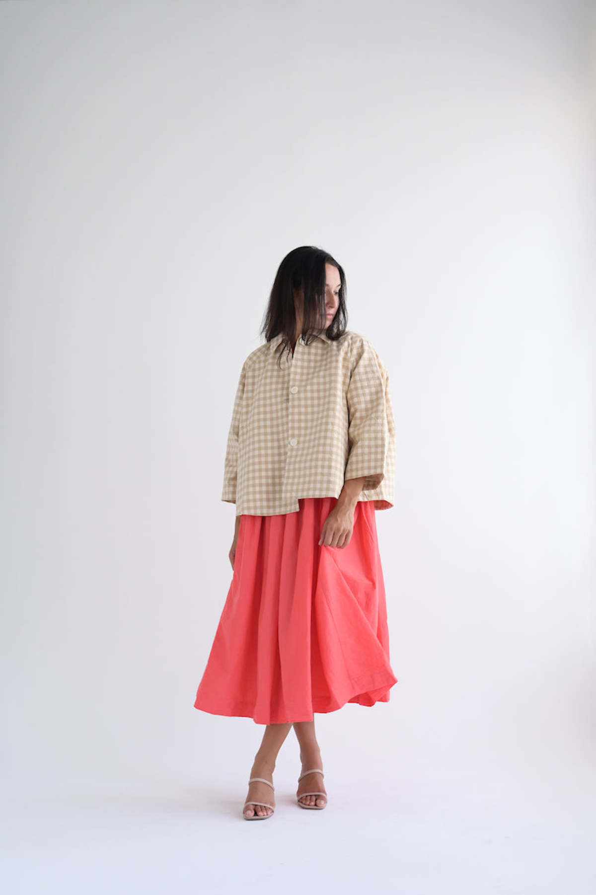 Casey Casey Dries Jacket - Beige Double Check | Garmentory