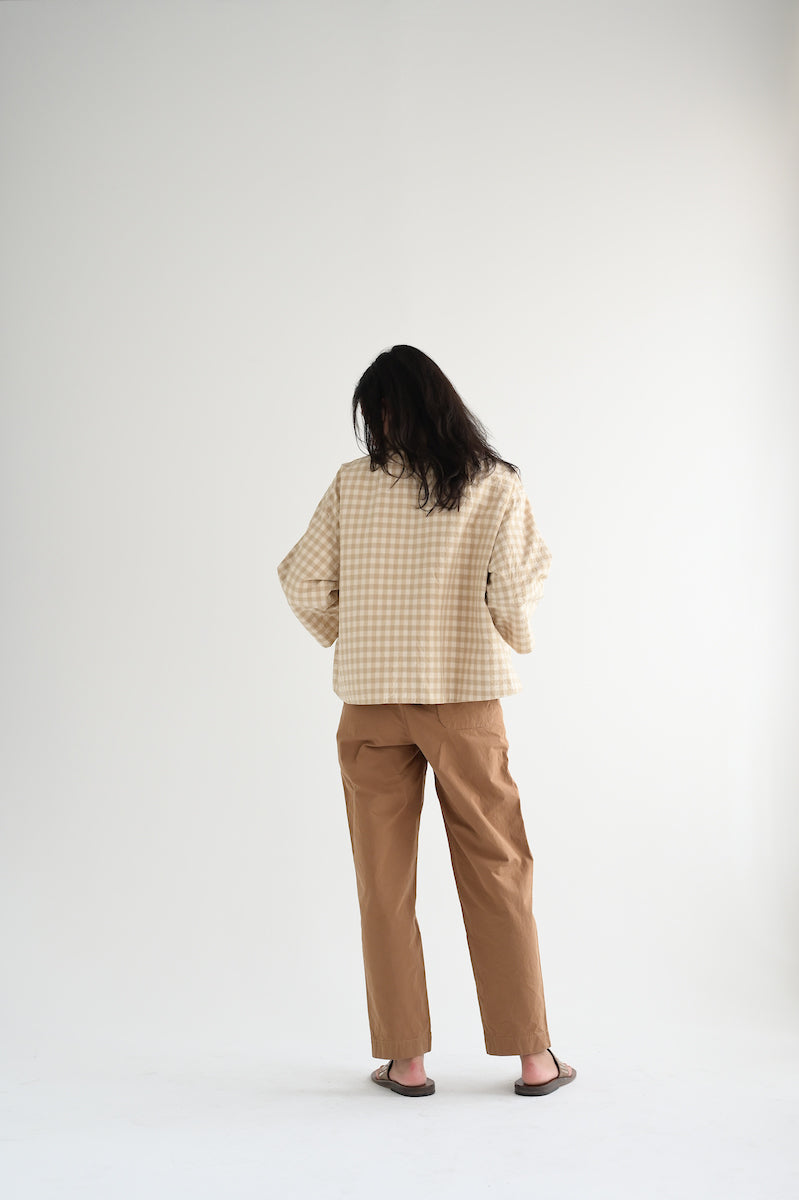 Casey Casey Dries Jacket - Beige Double Check | Garmentory