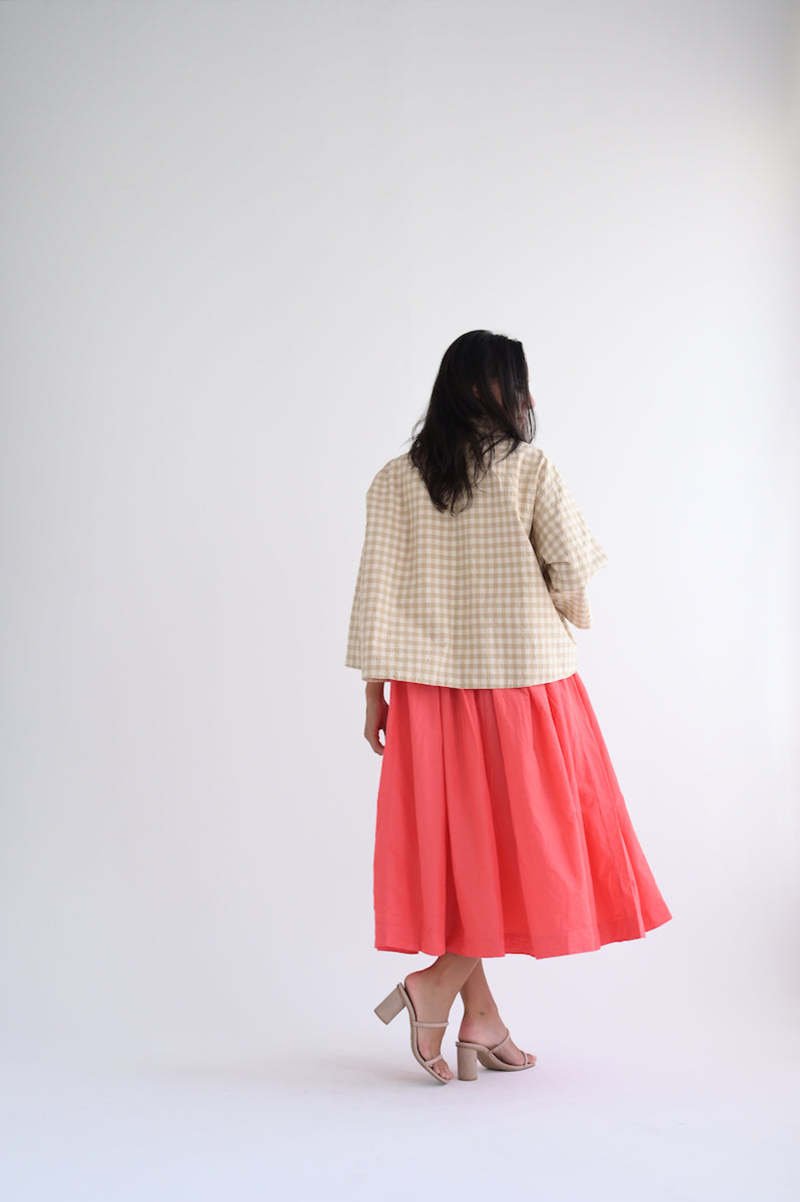 Casey Casey Dries Jacket - Beige Double Check | Garmentory