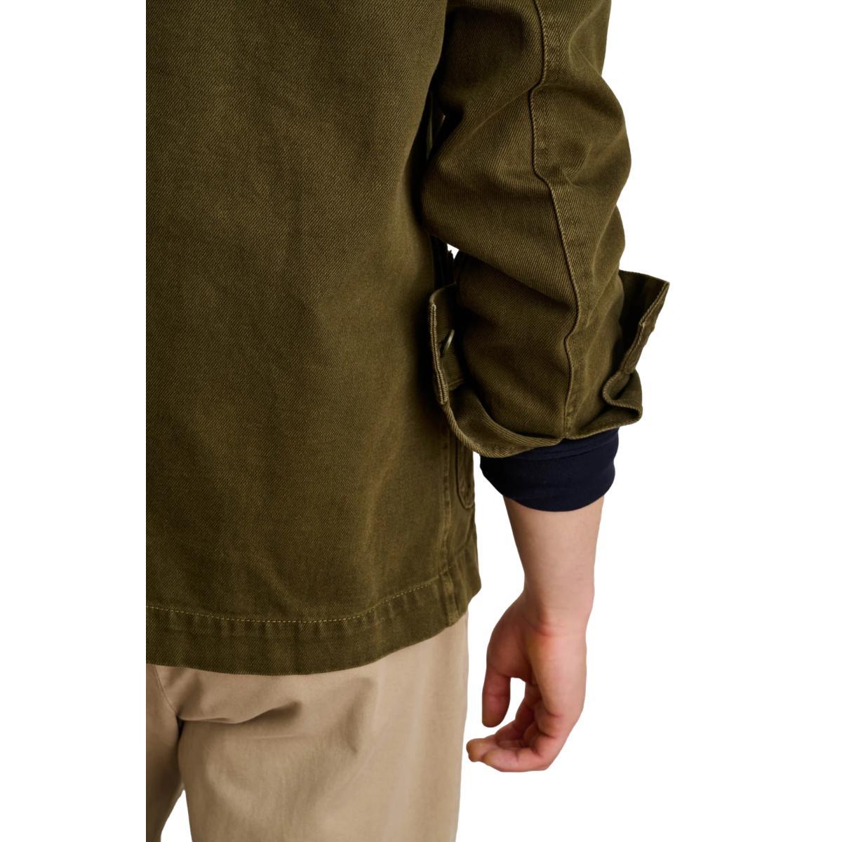 Alex Mill Recycled Denim Garment Dyed Work Jacket - Military Olive | Garmentory