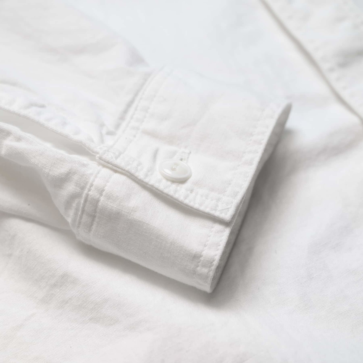 Orslow Chambray Work Shirt - White | Garmentory
