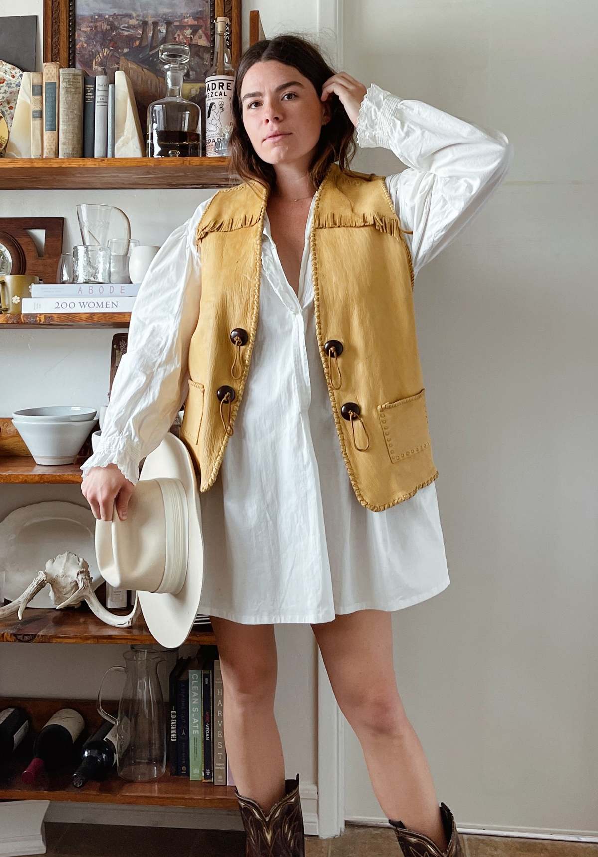 Buttery Buckskin Fringe Vest | Garmentory