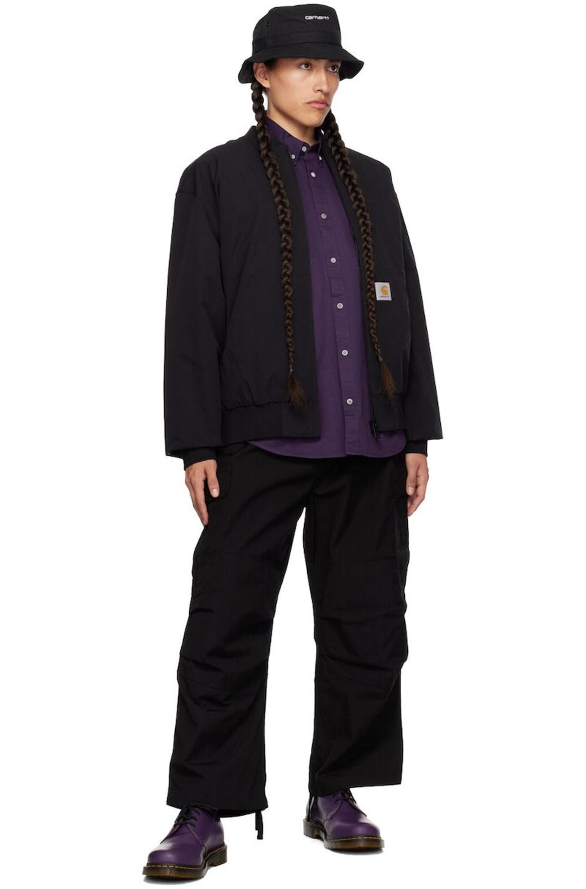 Carhartt Work In Progress Purple Madison Shirt - Cassis/Wax | Garmentory