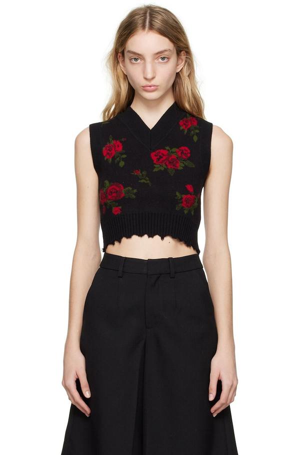 Shushu/Tong Rose Vest - Black | Garmentory