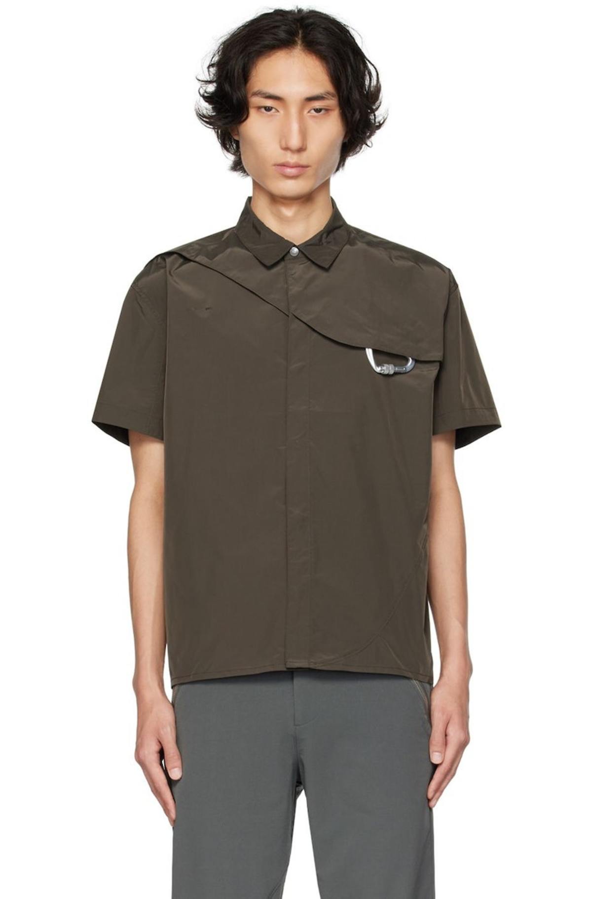 Heliot Emil Carabiner Shirt - Brown | Garmentory