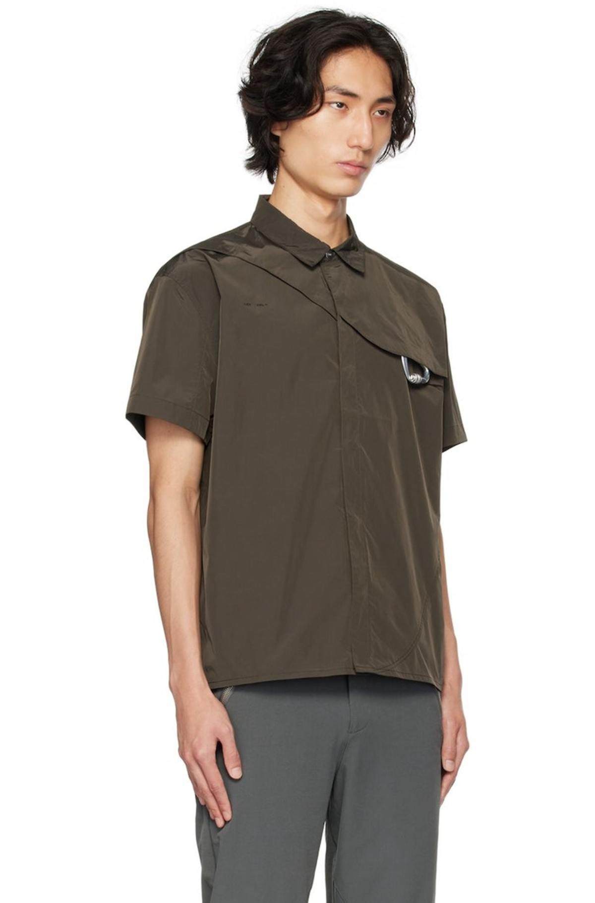 Heliot Emil Carabiner Shirt - Brown | Garmentory