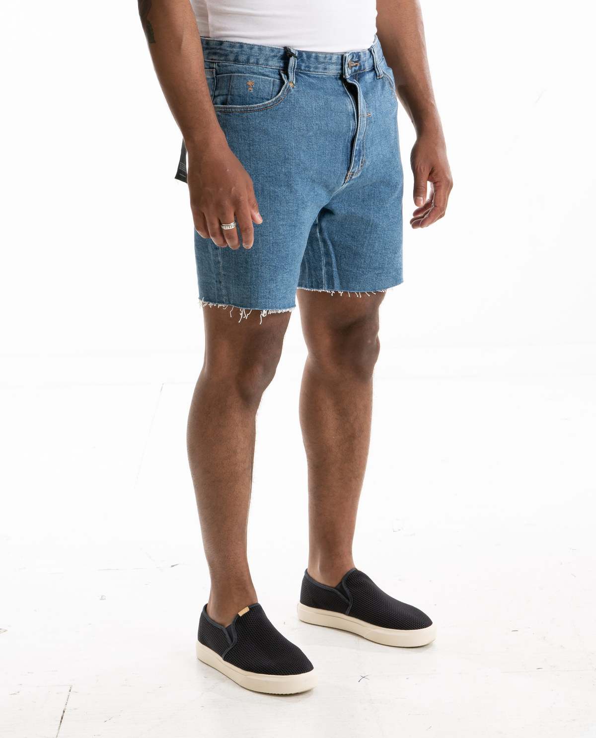 Thrills Mandude Denim Short - Blue | Garmentory