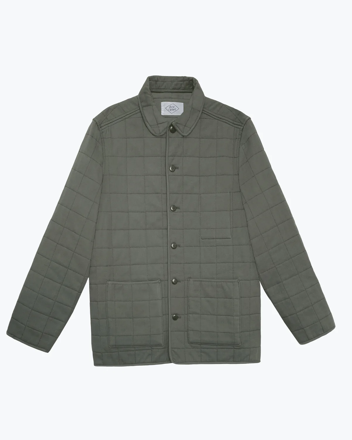 Alex Crane Quilted Kite Jacket - Stone | Garmentory