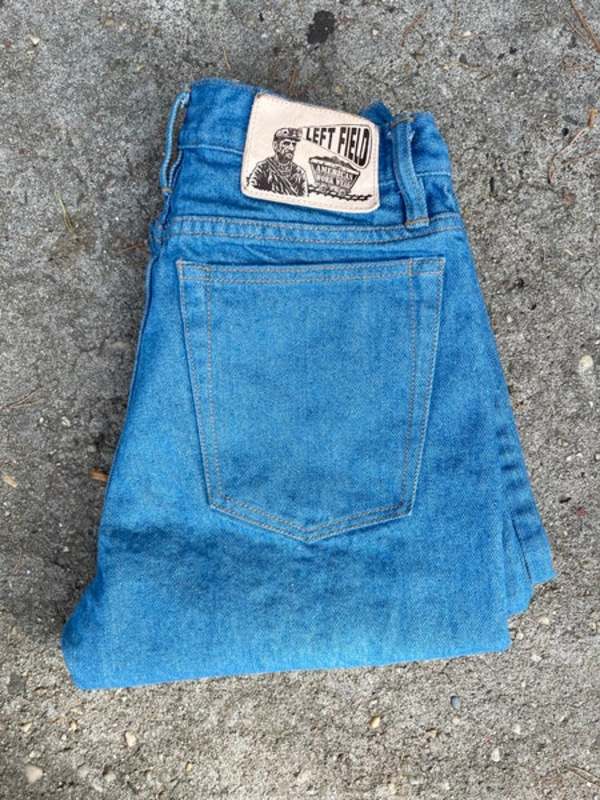 Left Field NYC Greaser Jeans - Rodeo Blue Denim | Garmentory