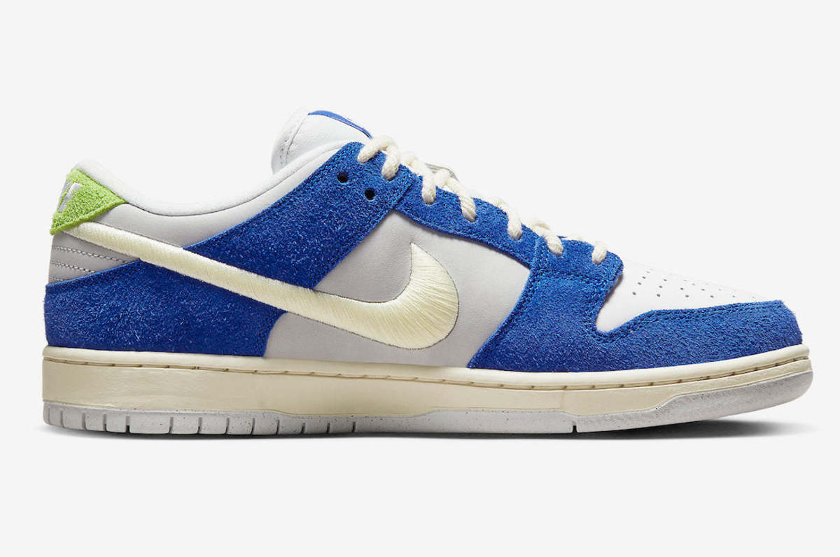 Nike SB Dunk Low Pro QS Fly Streetwear Gardenia Shoes - Game Royal ...