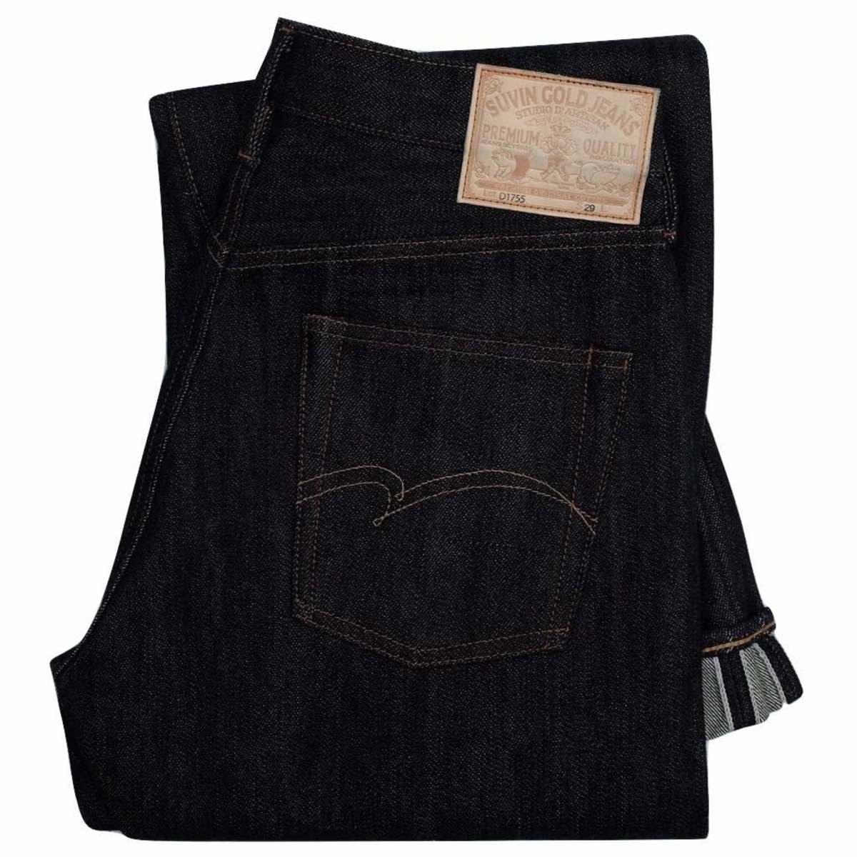 Studio D'Artisan 15oz Suvin Gold Slim Tapered Selvedge Jeans | Garmentory
