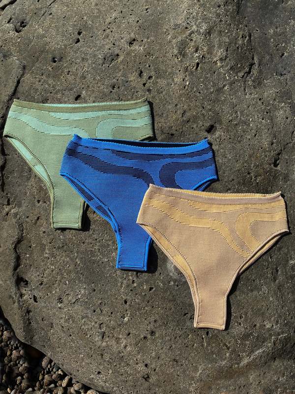 Finandray Adriatic Seamless Knit Bikini Bottom | Garmentory