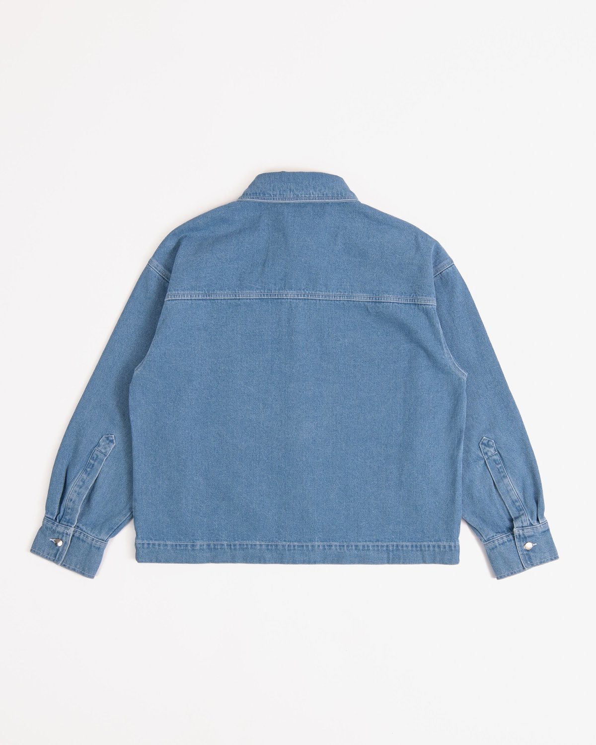 mfpen Cut Off Denim Jacket - Light Blue | Garmentory