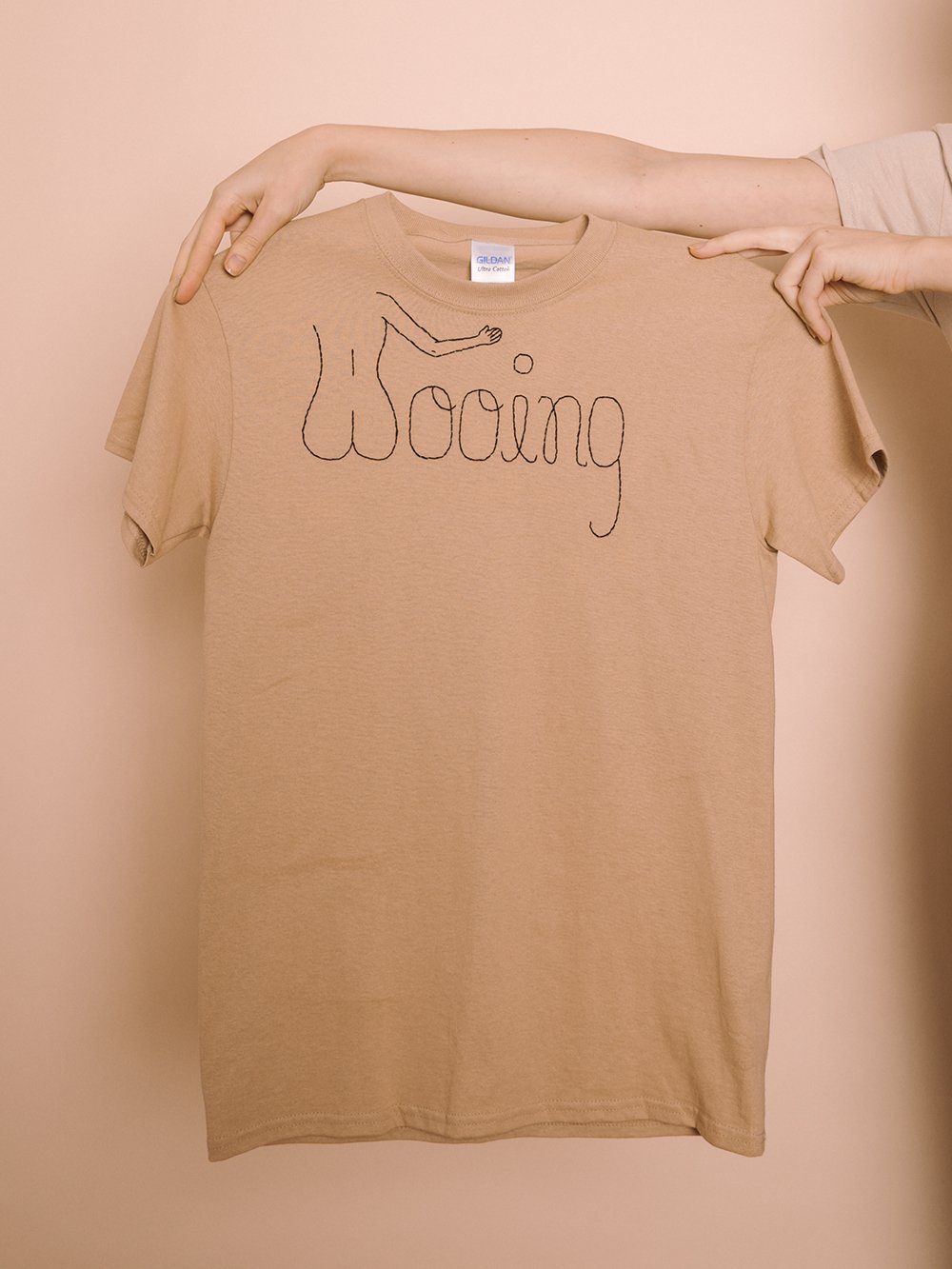 Wooing T-Shirt | Hand Embroidered | Garmentory