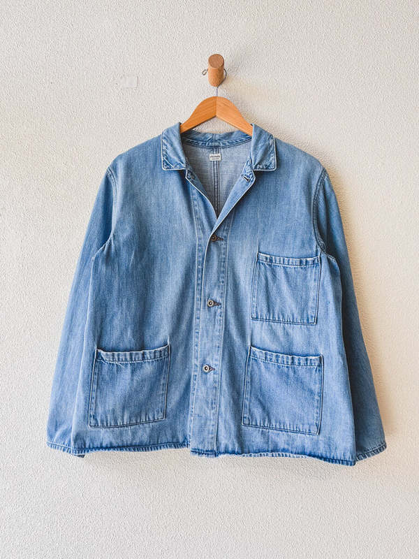 Chimala Denim Chore Coat - Light Wash Denim | Garmentory