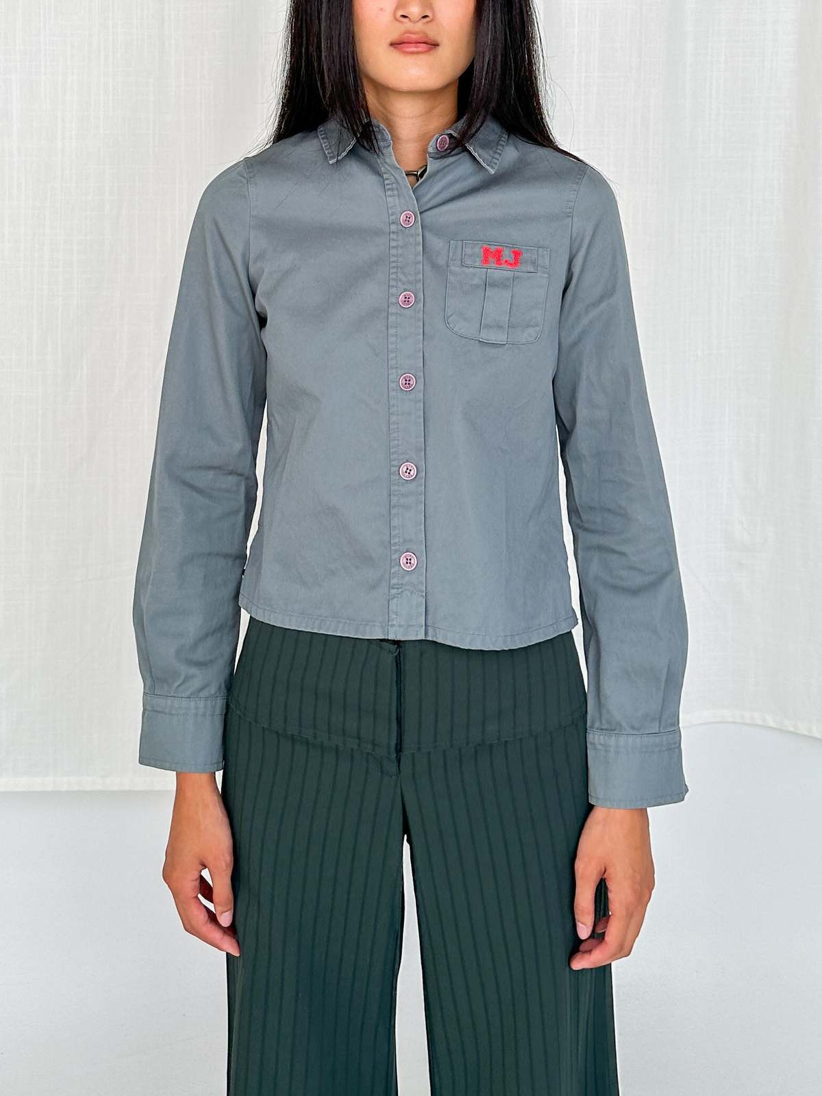 Marc Jacobs Embroidered Cropped Chore Jacket | Garmentory