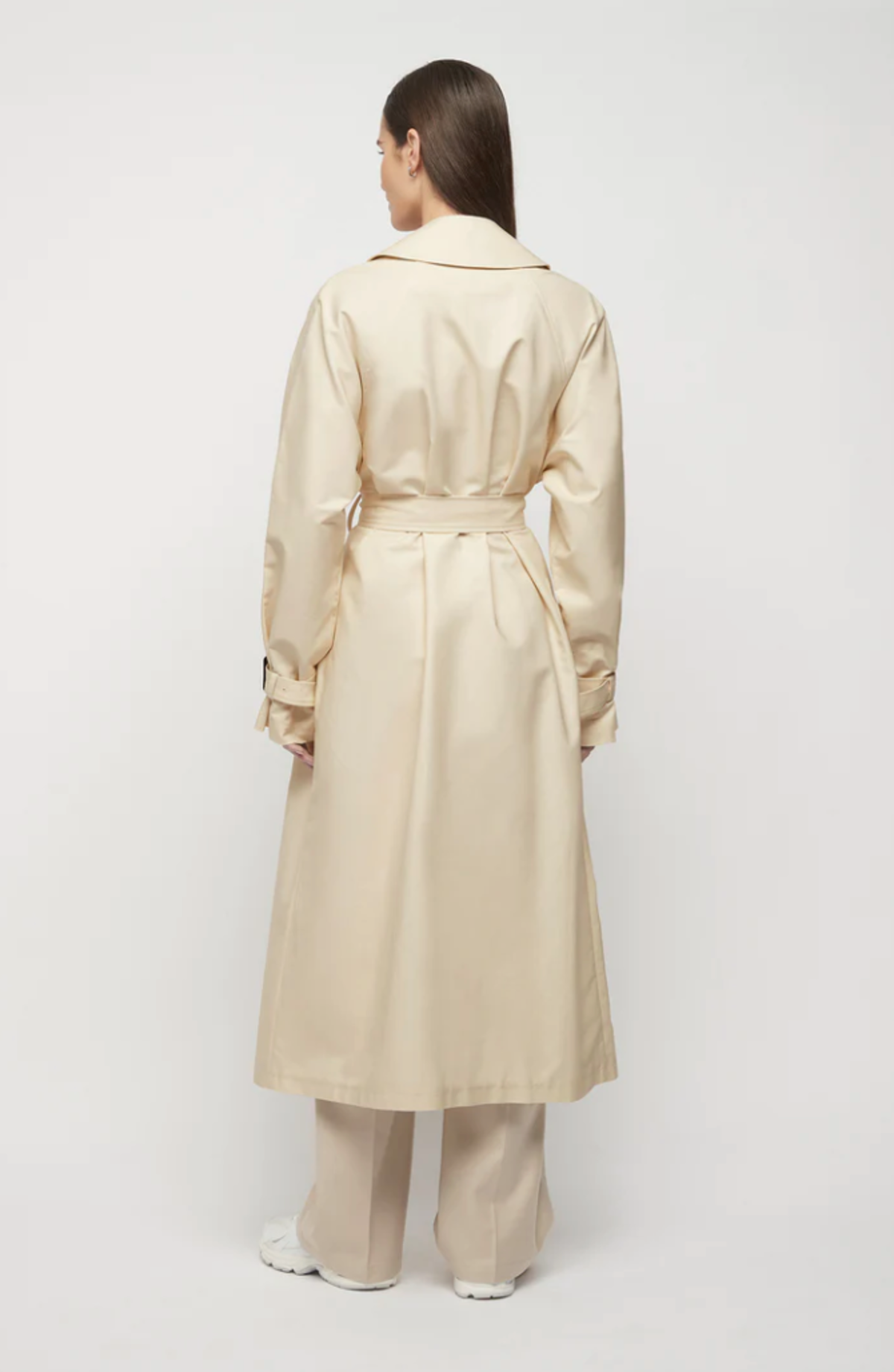 Friend of Audrey Browne Trench Coat - Bone | Garmentory