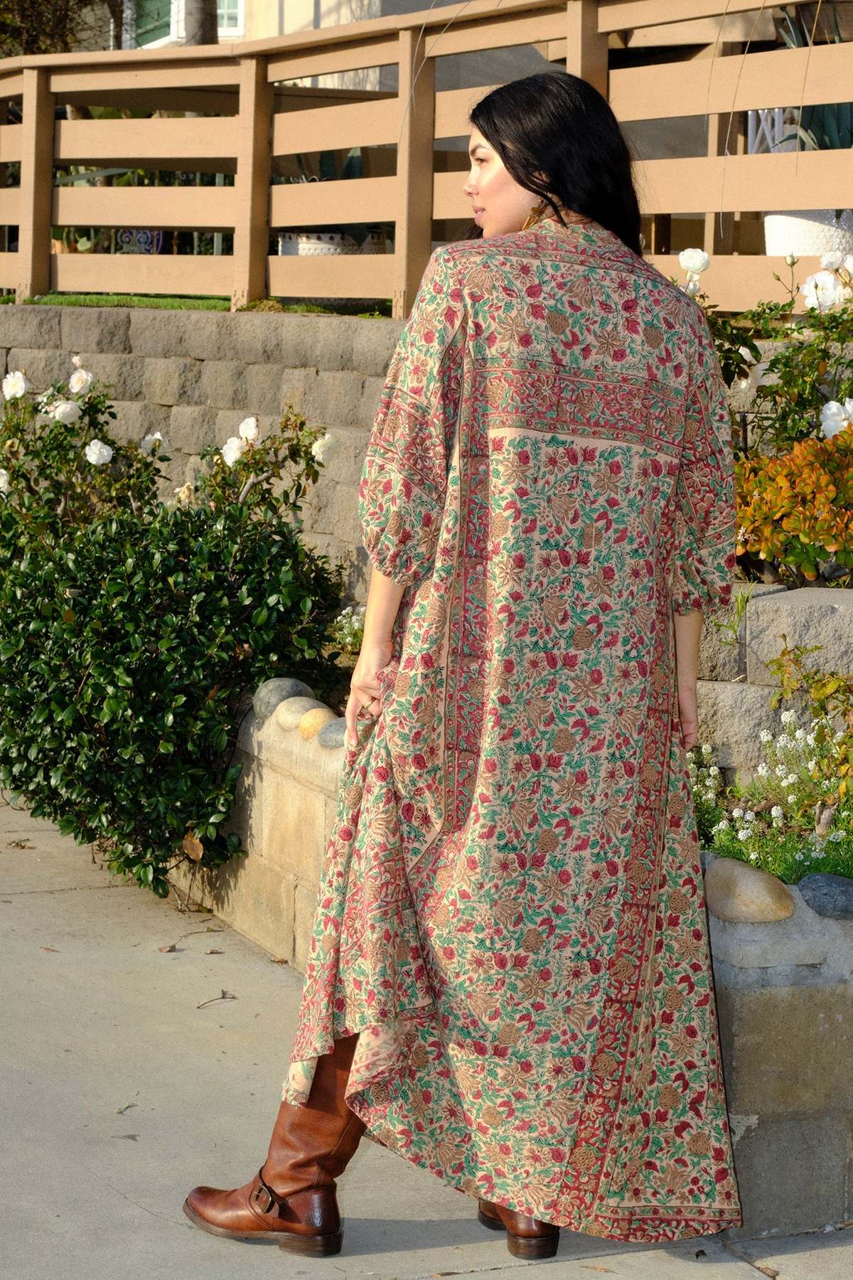 John and Mickie Cass Maxi - Vintage Rose | Garmentory