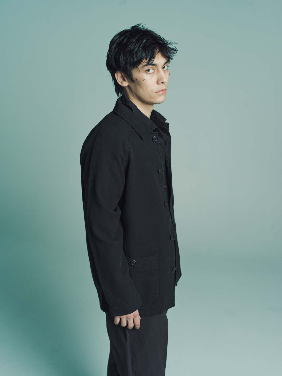 Casey Casey Jersey Weave Felix Jacket - Onyx | Garmentory