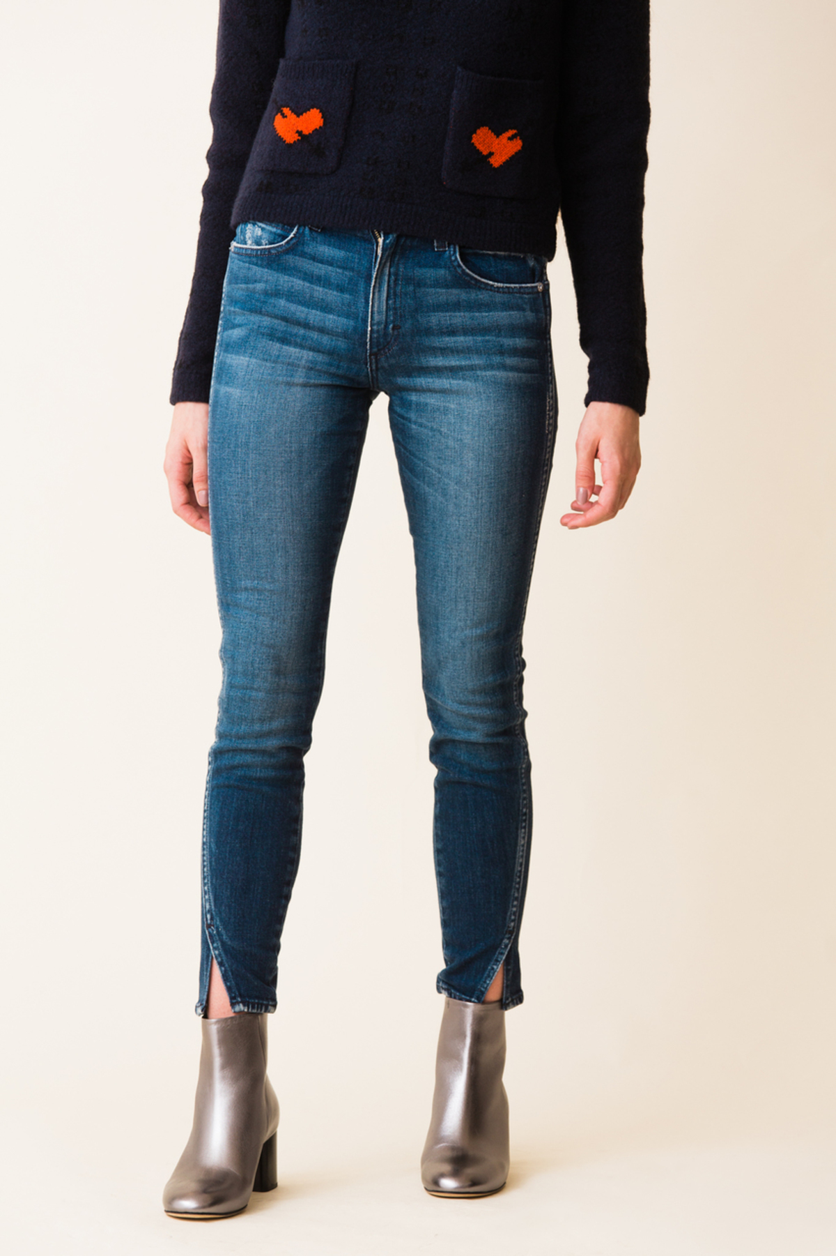AMO High Rise Twist Jean - Sweetheart | Garmentory