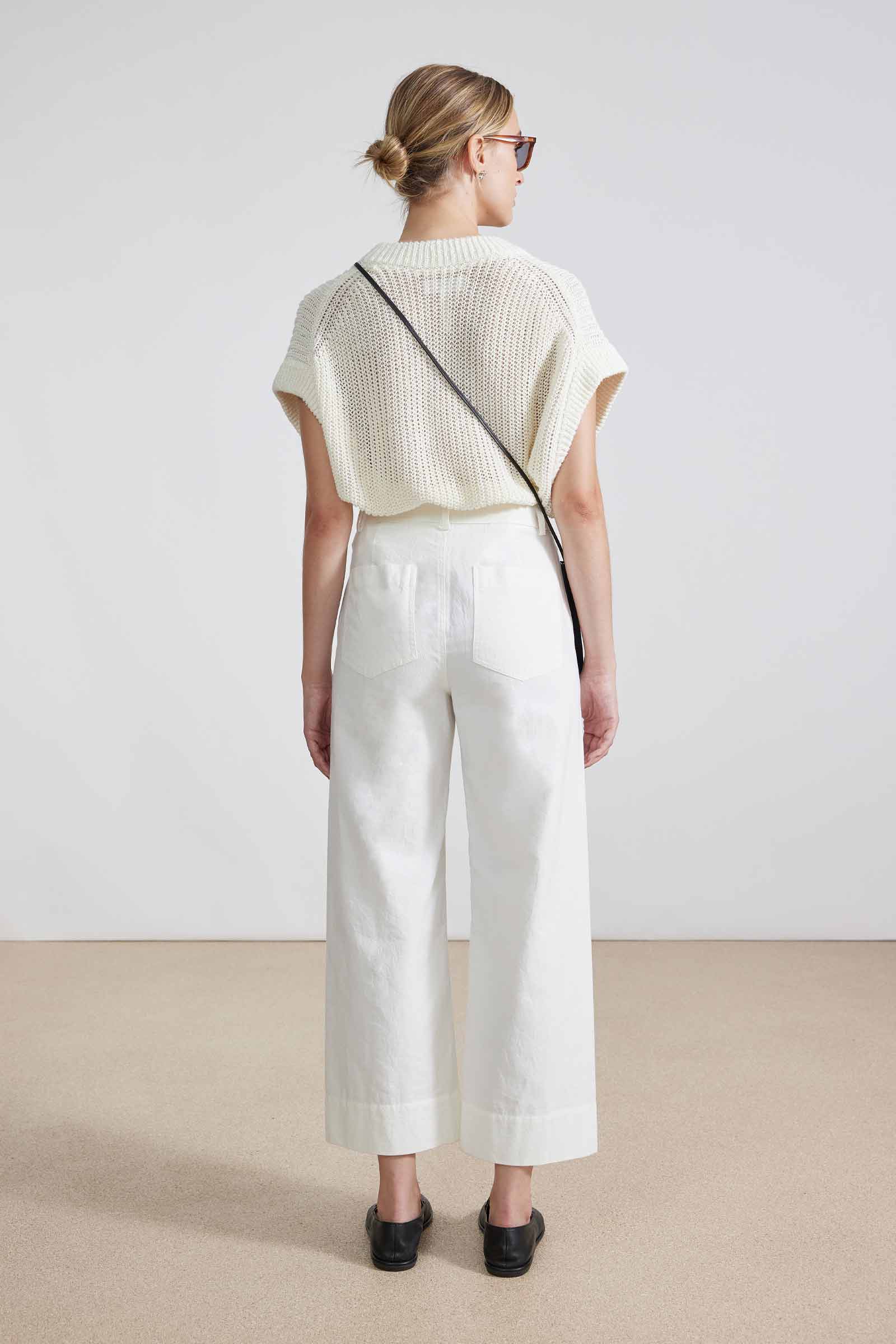 Apiece Apart Classic Merida Pant - Cream | Garmentory