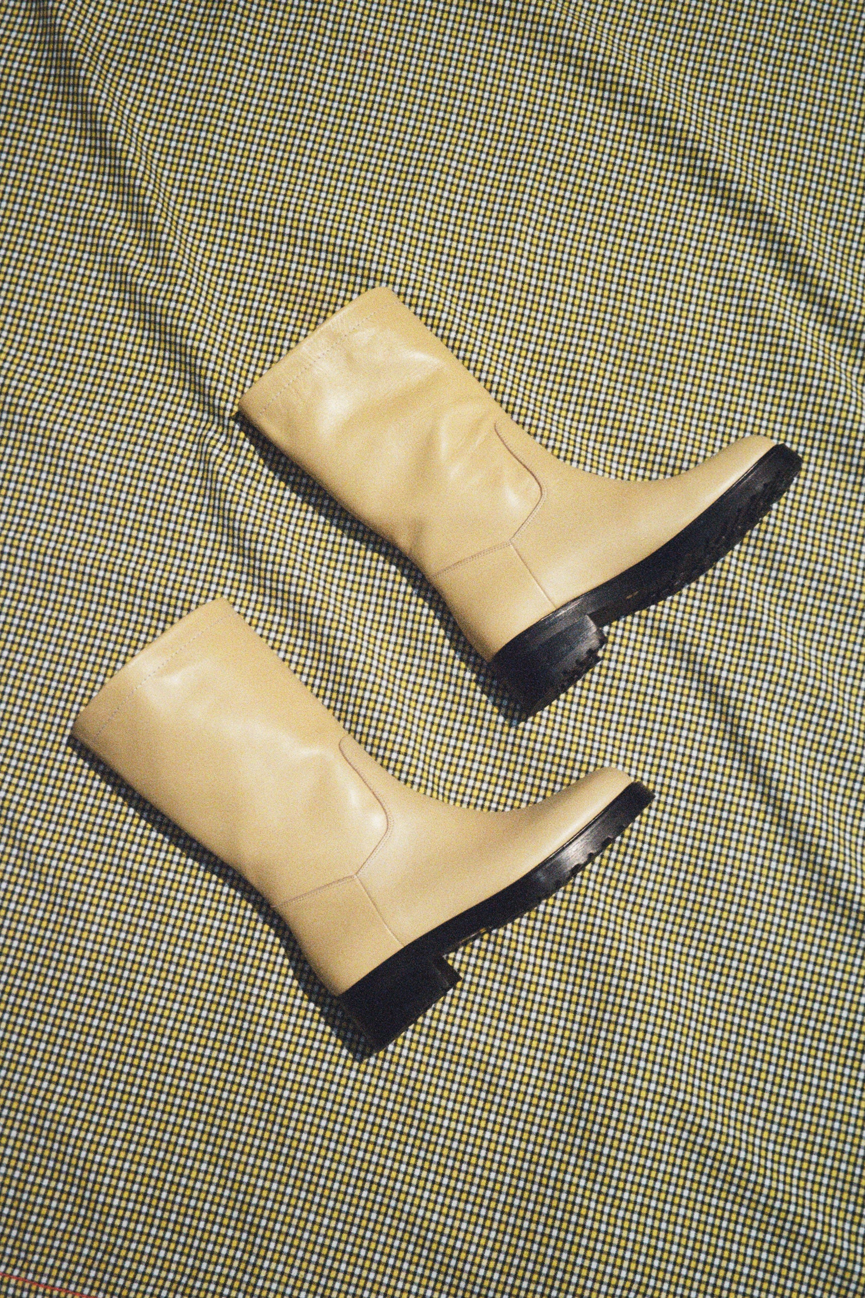 Maryam Nassir Zadeh Belmont Boot - Pale Yellow | Garmentory