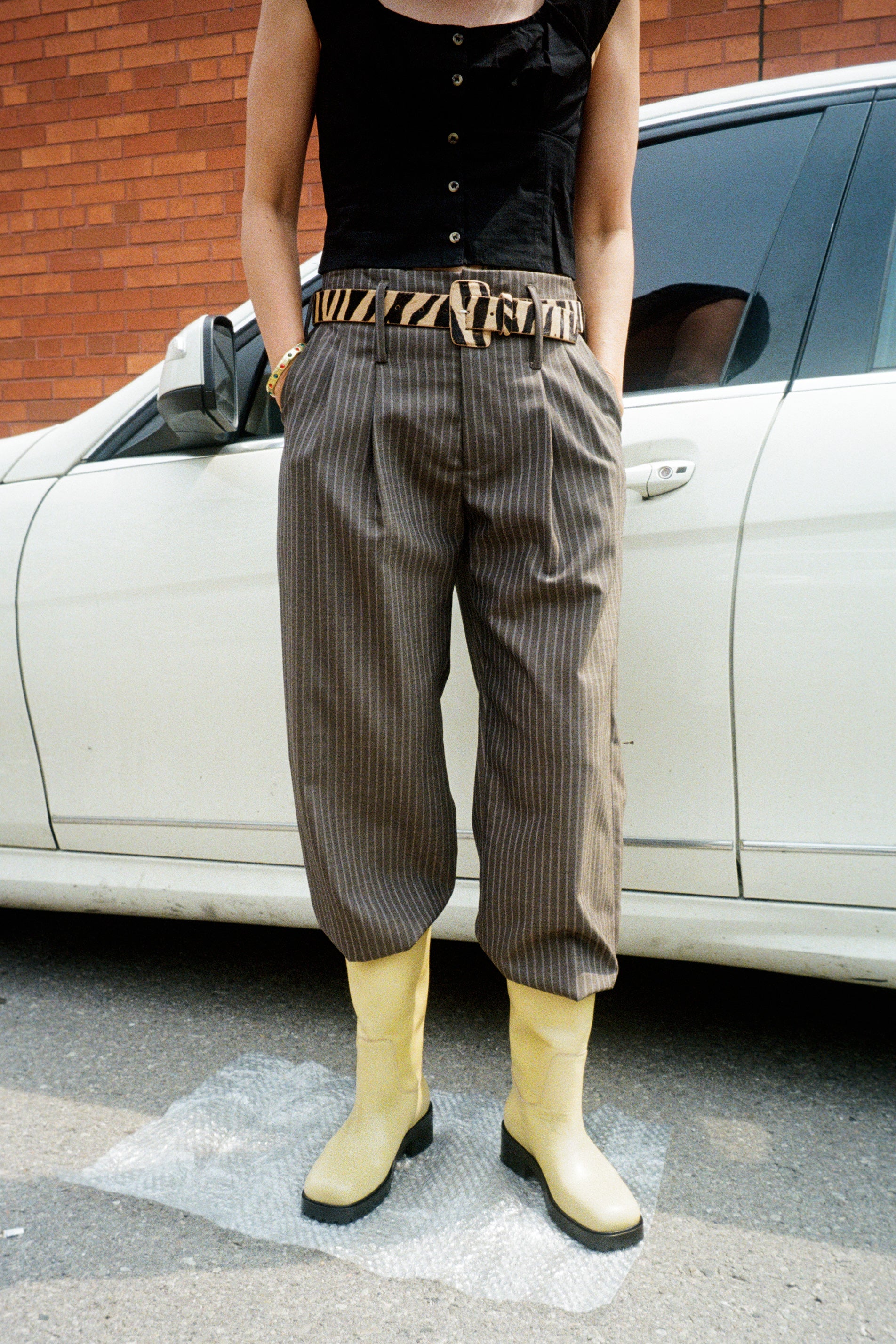 Maryam Nassir Zadeh Belmont Boot - Pale Yellow | Garmentory