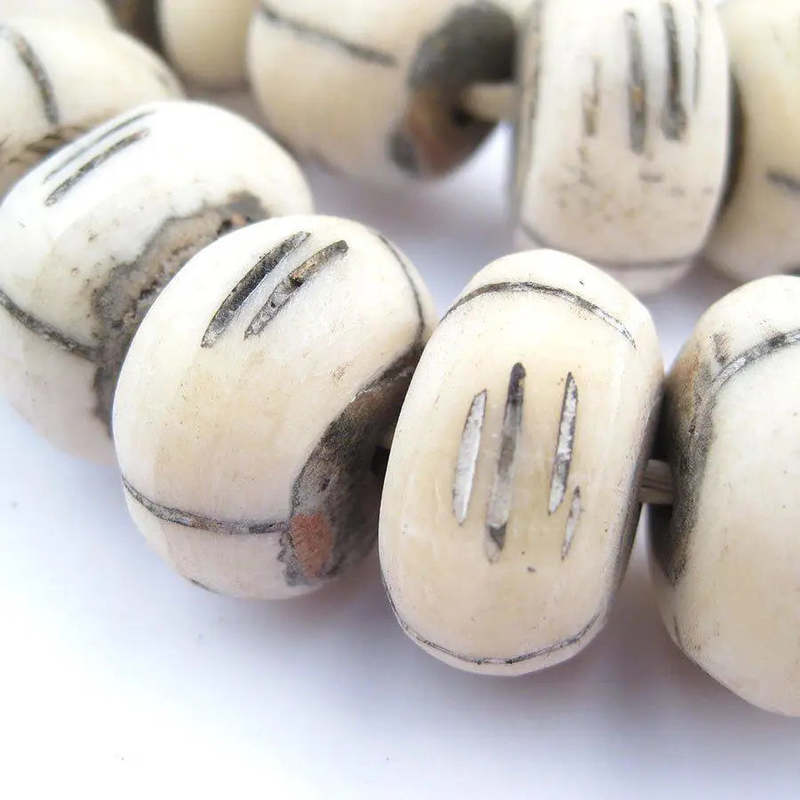 The Bead Chest Carved Bone Beads | Garmentory