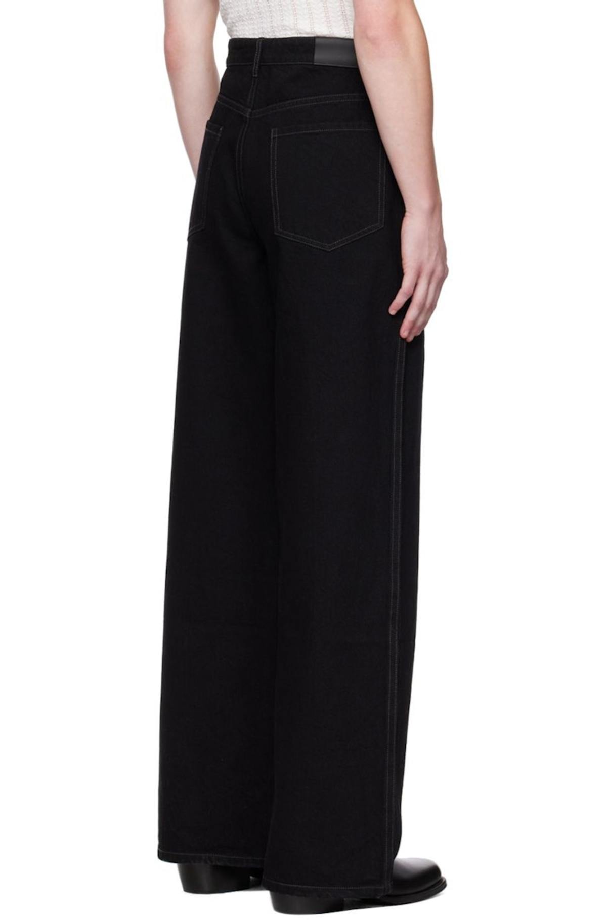 Dion Lee Classic Denim Jeans - Black | Garmentory