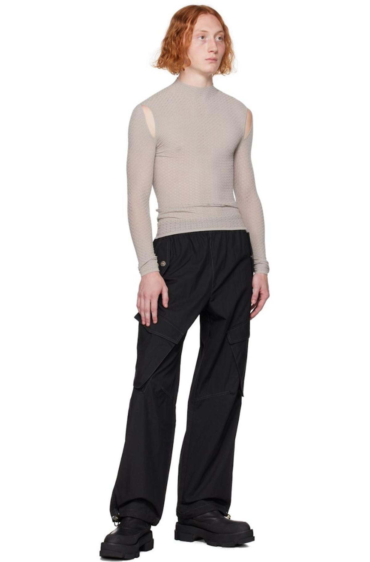 Dion Lee Snap Cargo Pants - Black | Garmentory