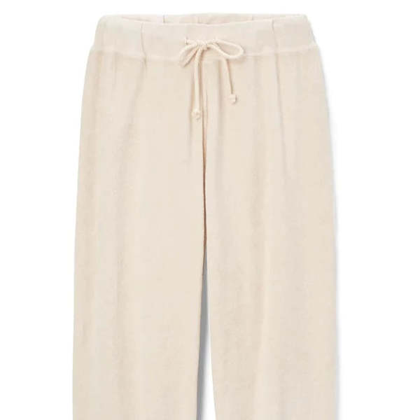 Perfect White Tee Gogo Loop Terry Jogger - Sugar | Garmentory