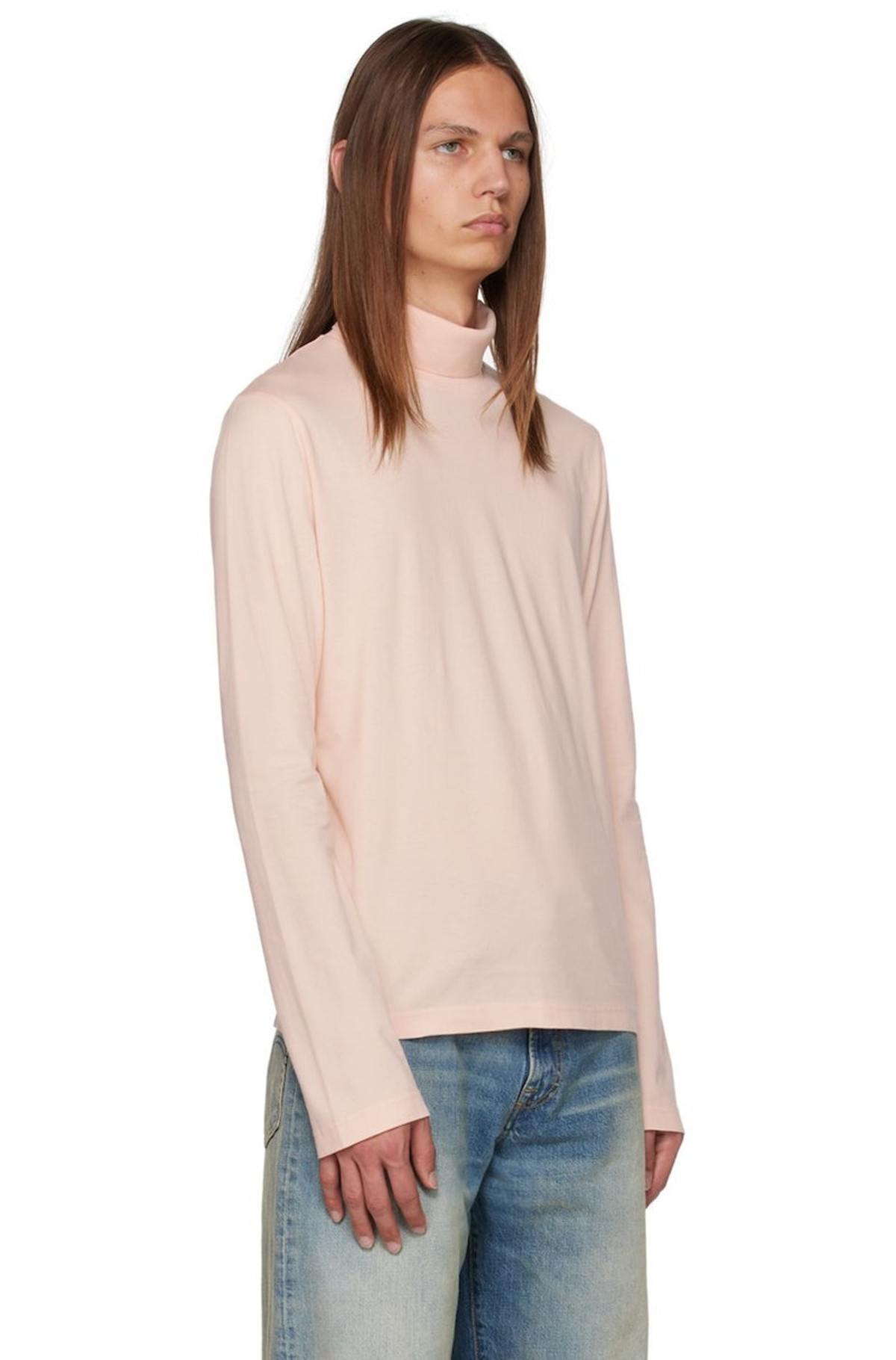 Acne Studios Long Sleeve Turtleneck - Pink | Garmentory