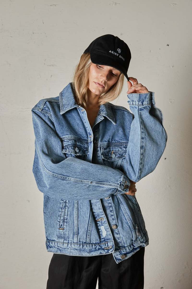 ANINE BING JEREMY BASEBALL CAP - BLACK | Garmentory