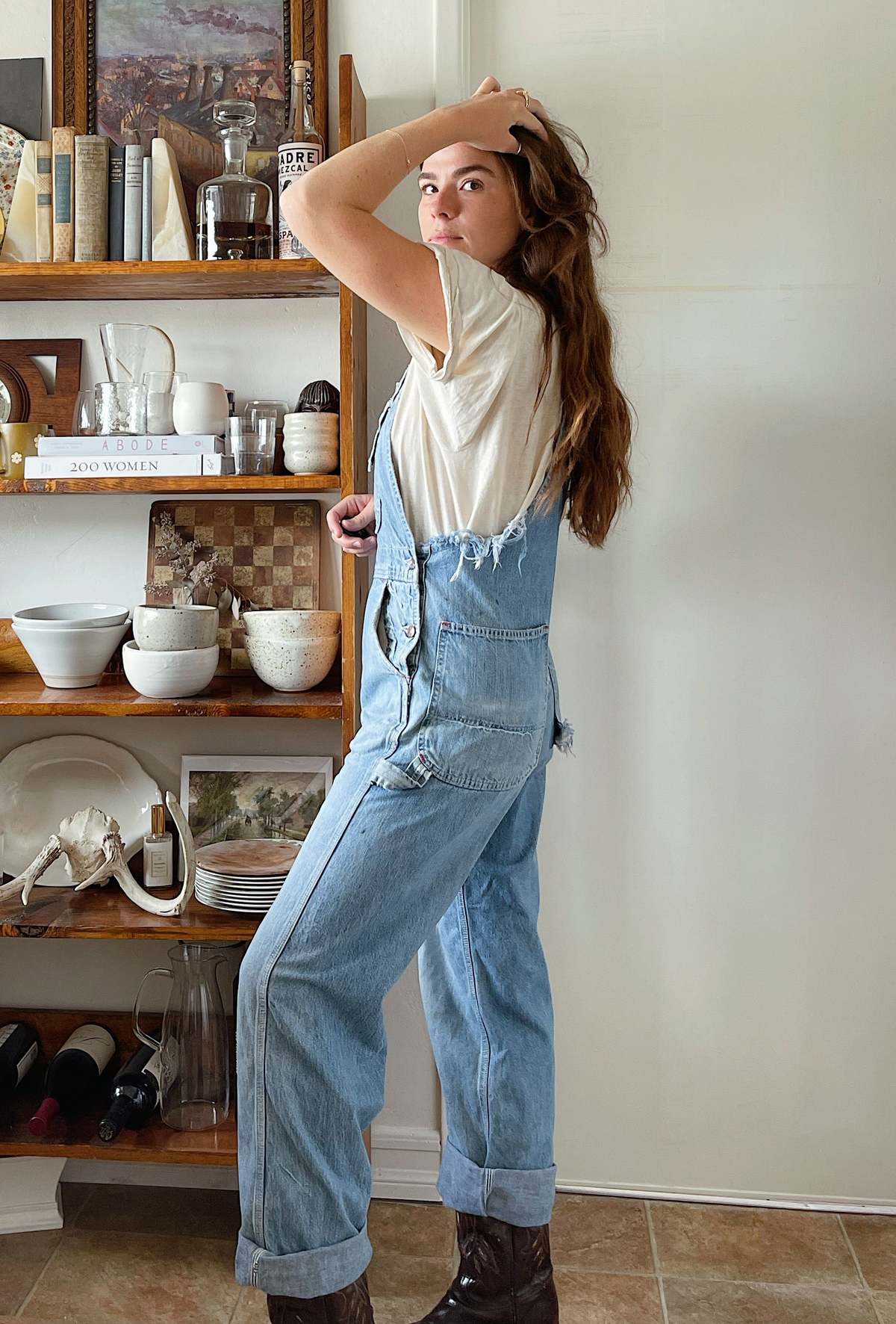 Distressed Big Mac Overalls - Light Wash Denim | Garmentory