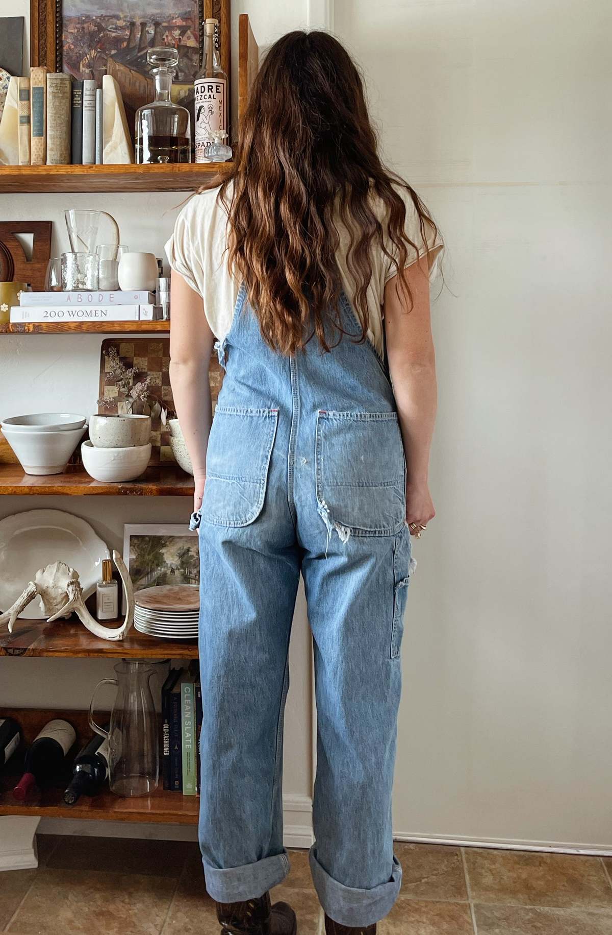 Distressed Big Mac Overalls - Light Wash Denim | Garmentory
