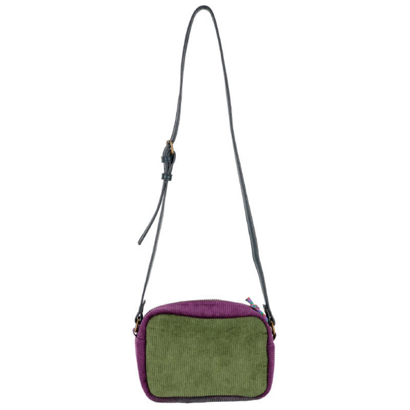 Bobo Choses Woman Colour Block Corduroy Cross Body Bag - Khaki Green ...