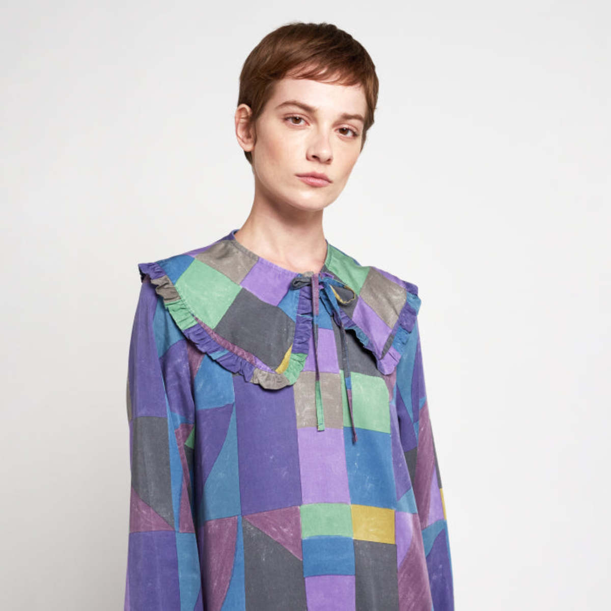 Bobo Choses Woman Long Dress With All Over Landscape Print ...