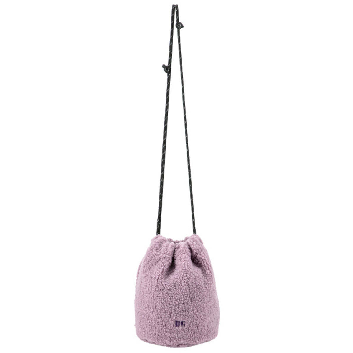 Bobo Choses Woman Shearling Shoulder Bag - Lavender Purple | Garmentory