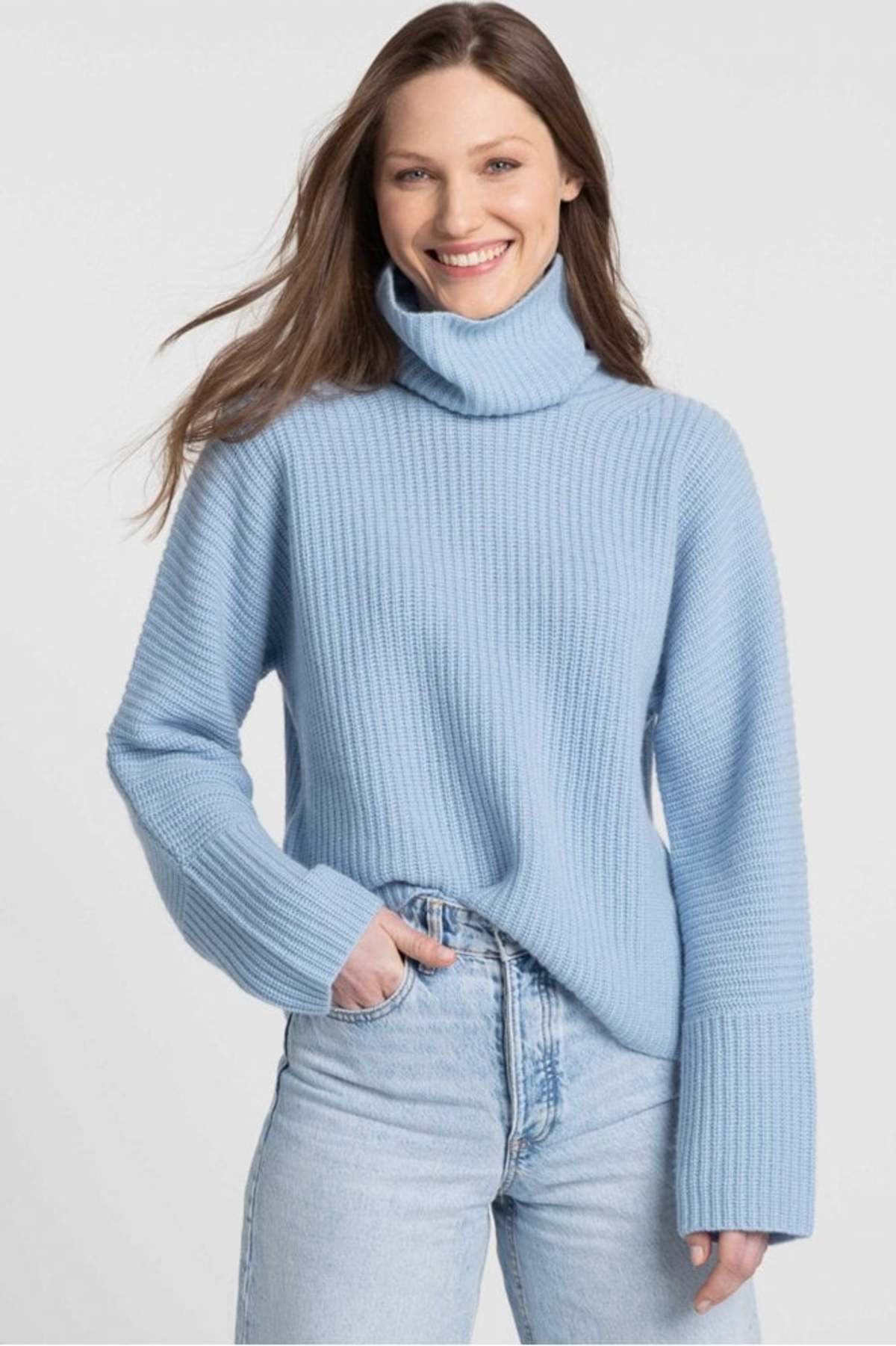 Heidi Says Luxe Cozy T-Neck | Garmentory