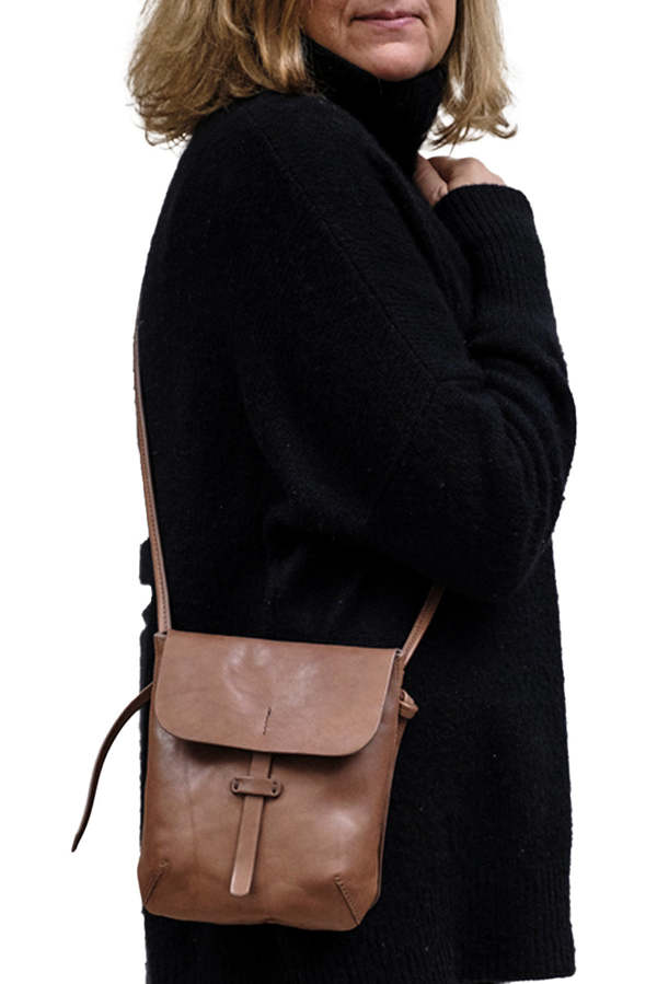 Massimo Palomba Myra Mini Crossbody - Chocolate | Garmentory