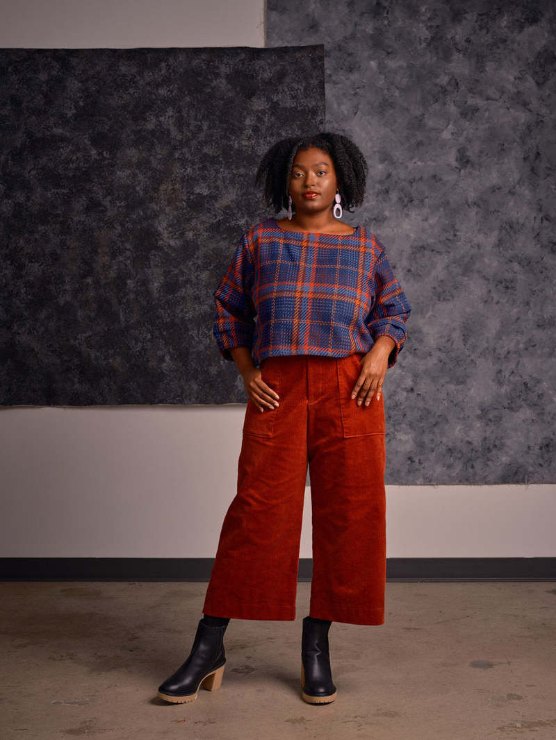 Jennifer Glasgow Elliot Cords - Rust | Garmentory