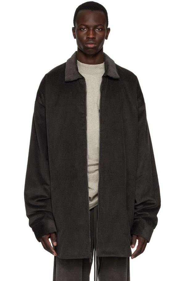 Essentials Shirttail Jacket - Gray | Garmentory